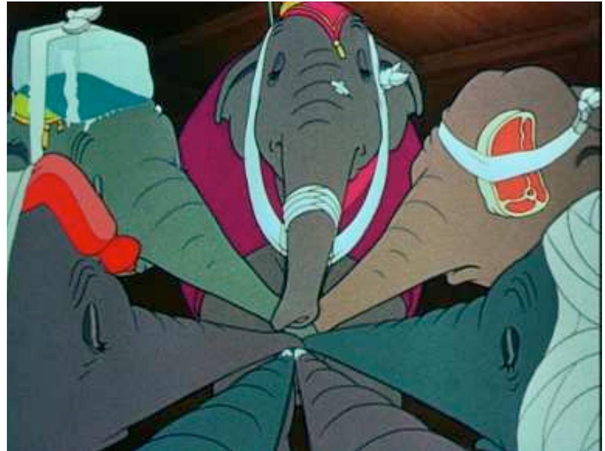 The elephants will form a pyramid, the world’s tallest