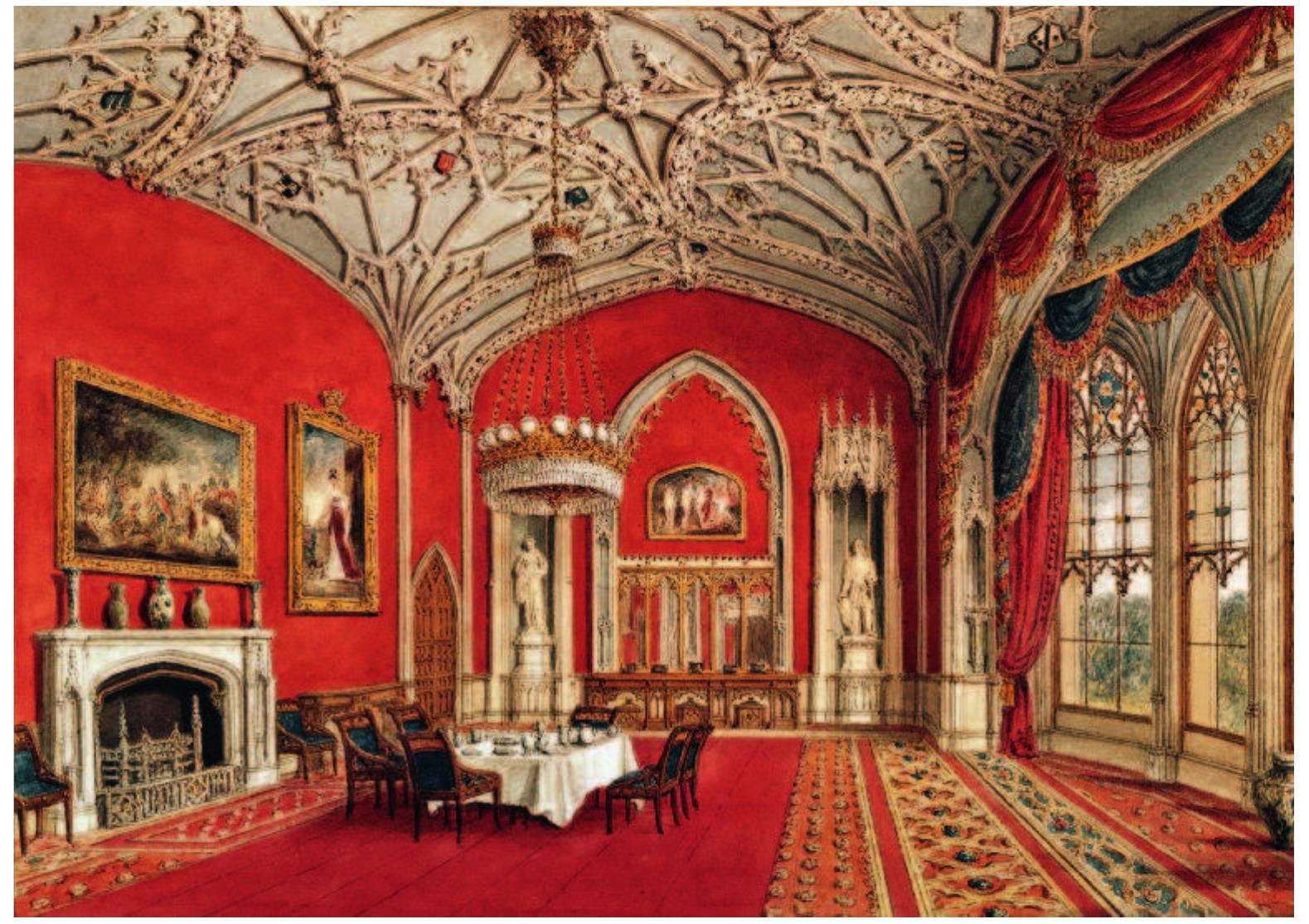 Ficure 22. j. c. buckler, the dining room at eaton hall