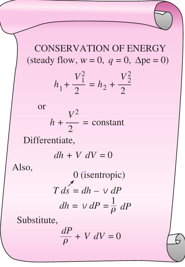 Derivation of the differential form of the energy equation
