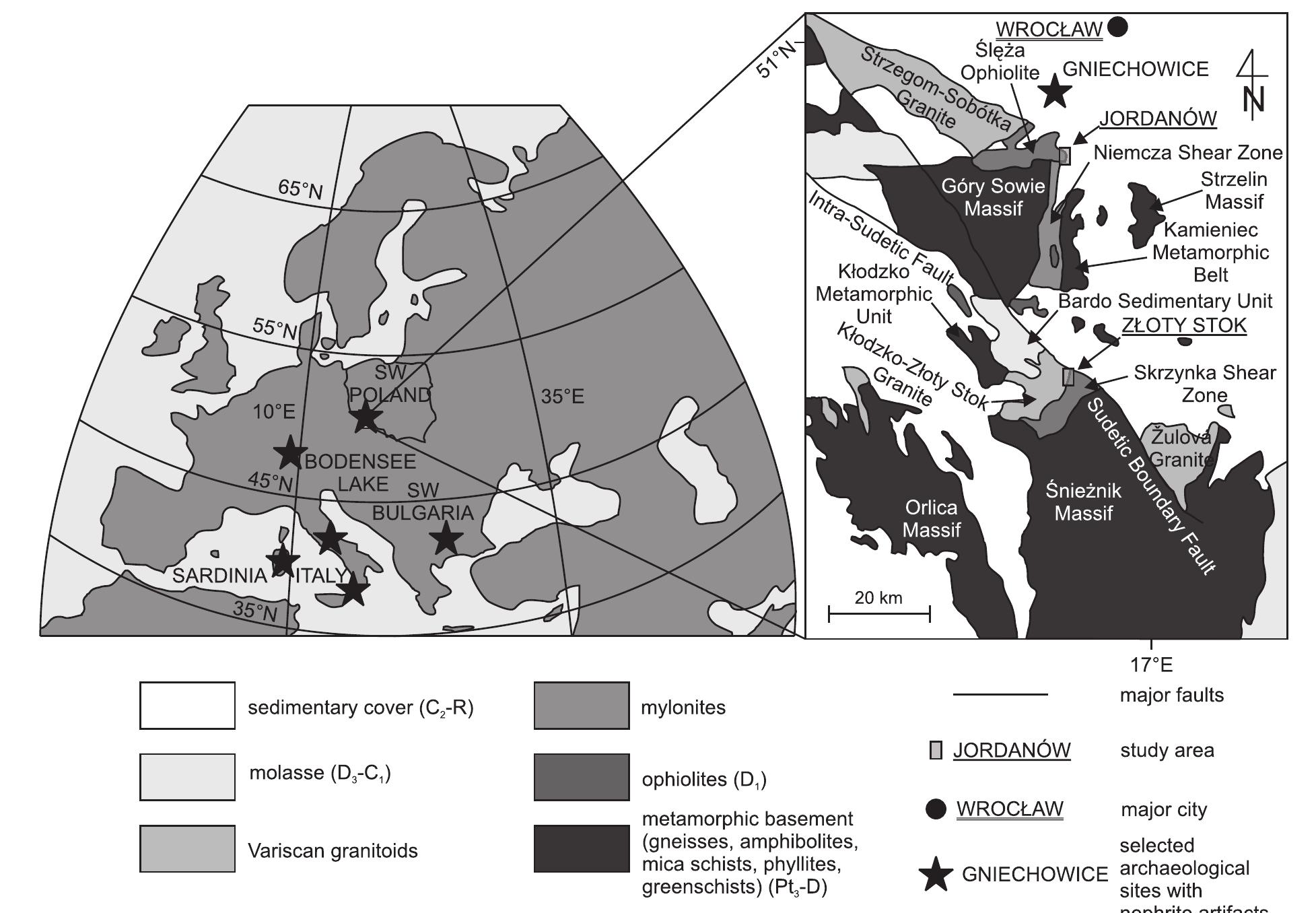 Figure 1 - from Petrographic and microprobe study of