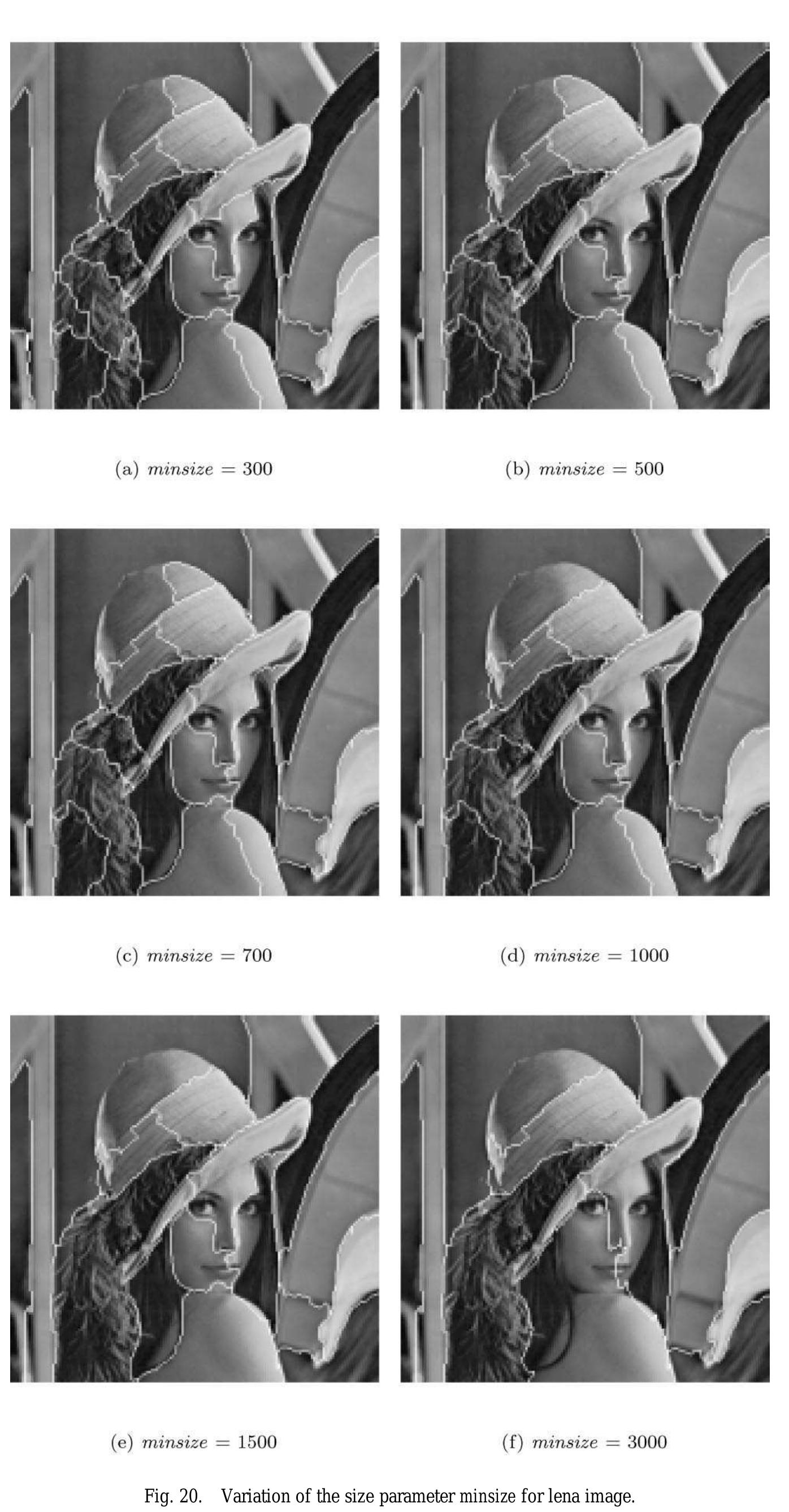Regions shown in fig. 17(a). the different greyscale values