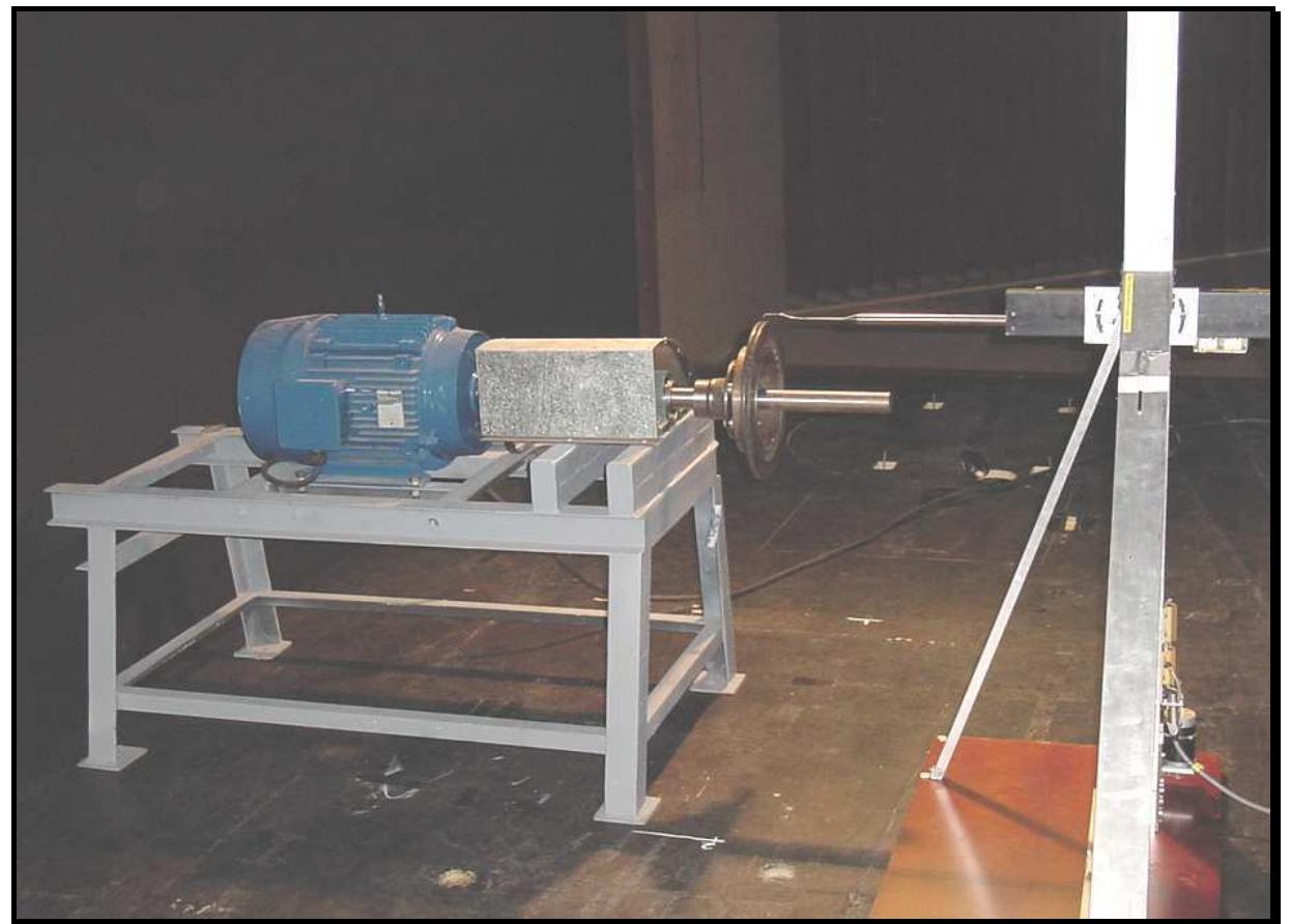 2.1 rotor test rig and three traverse in axis position test