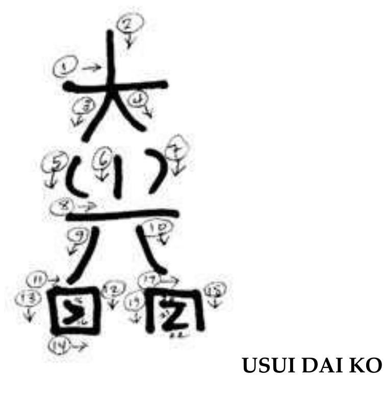 The usui master symbol is used as the highest level of
