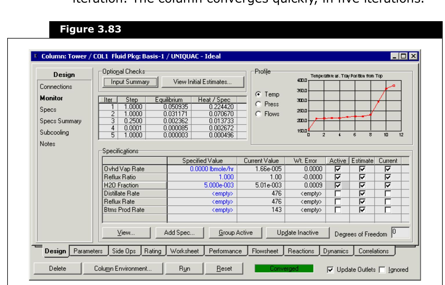 Figure 76 - Hysys Process Simulation