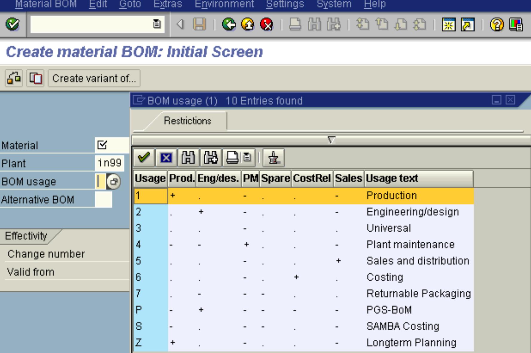 Figure 2 - SAP PP/QM Configuration Pack