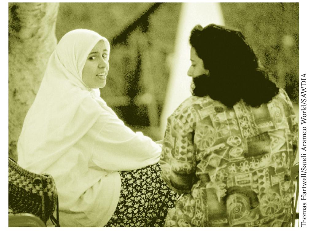 Muslim women in cairo. out the rites of islam in daily life,