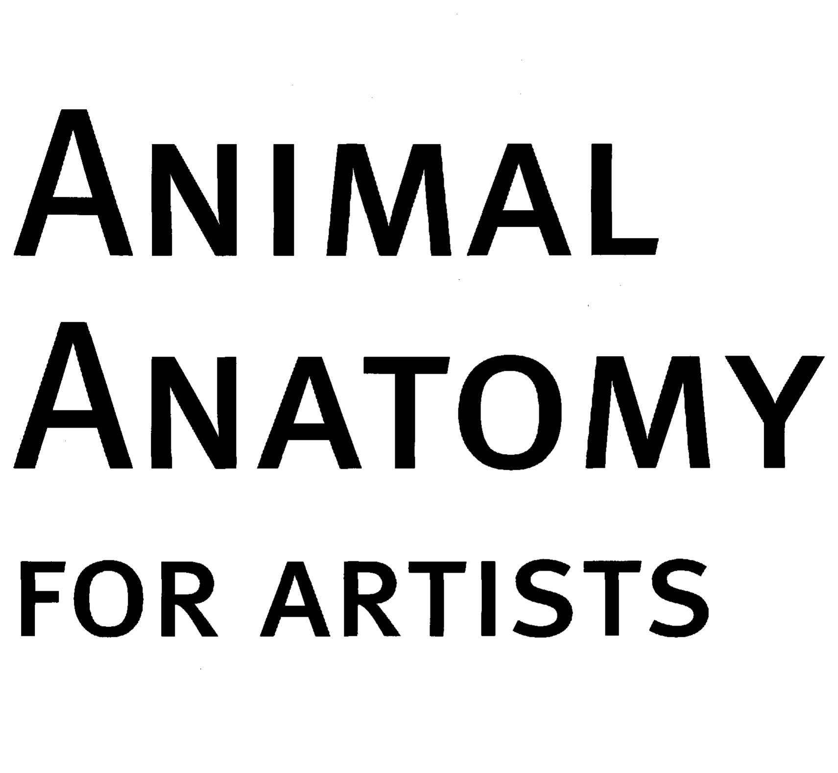 Figure 3 - ANIMAL ANATOMY FOR ARTISTS