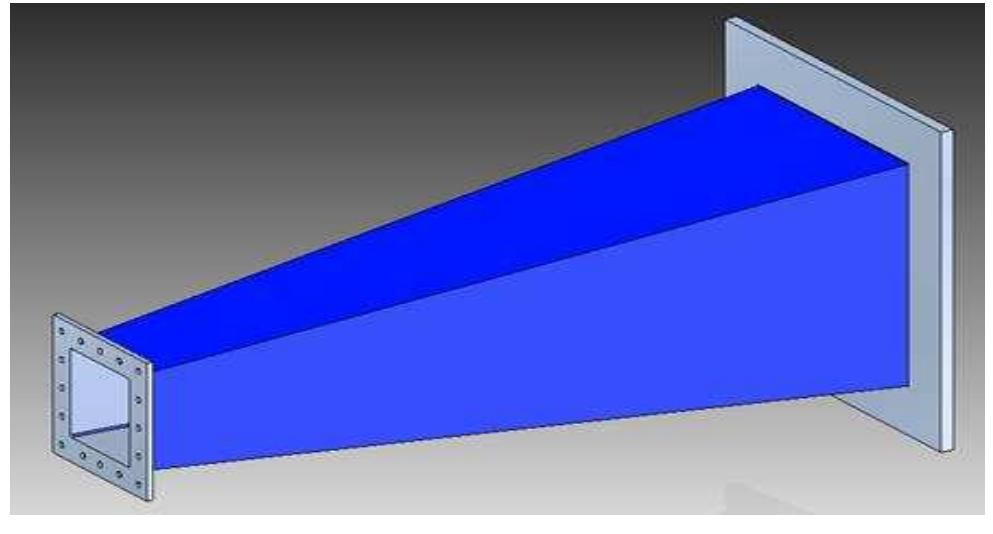 3d-model of diffuser conditions, boundary layer control