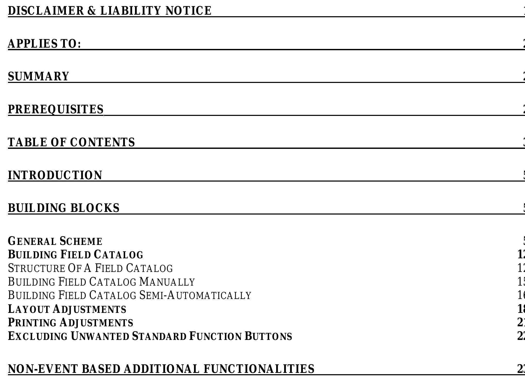 Table 1 An Easy Reference For Alv Grid Control An Easy