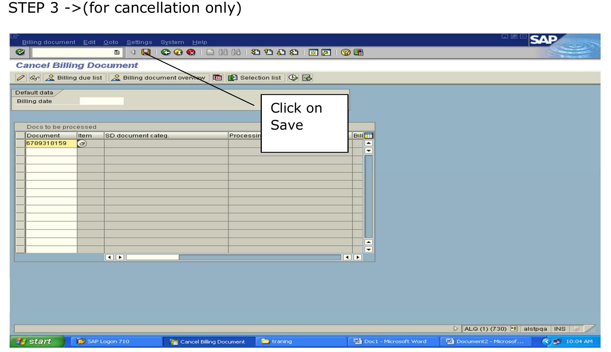 Figure 21 - SAP user manual