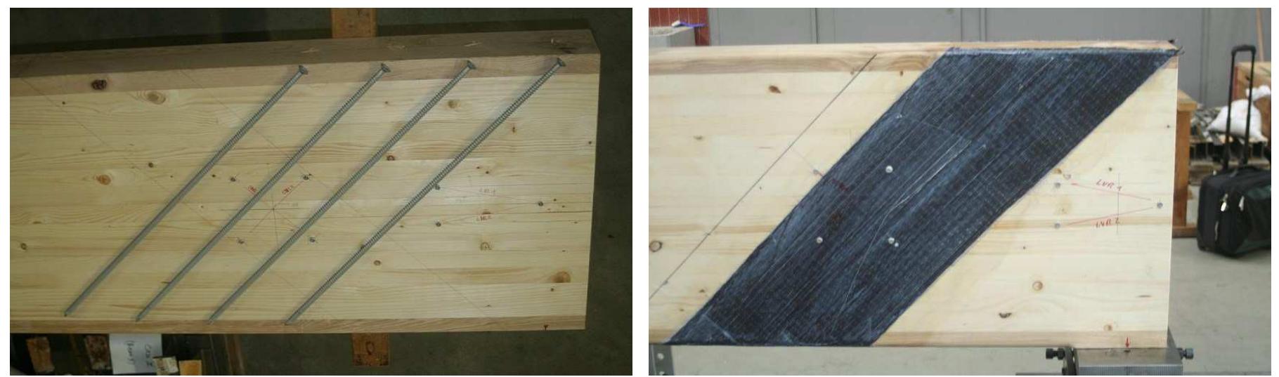 Reinforced using the unidirectional cfrp sheets. fig. 1: