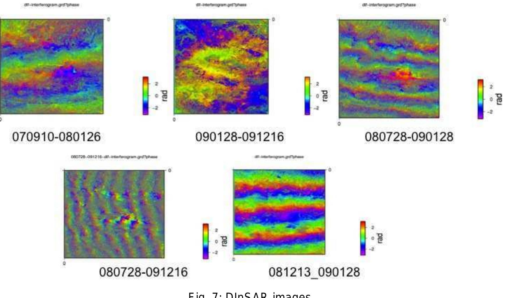 Finally, the interferogram or phase difference image was