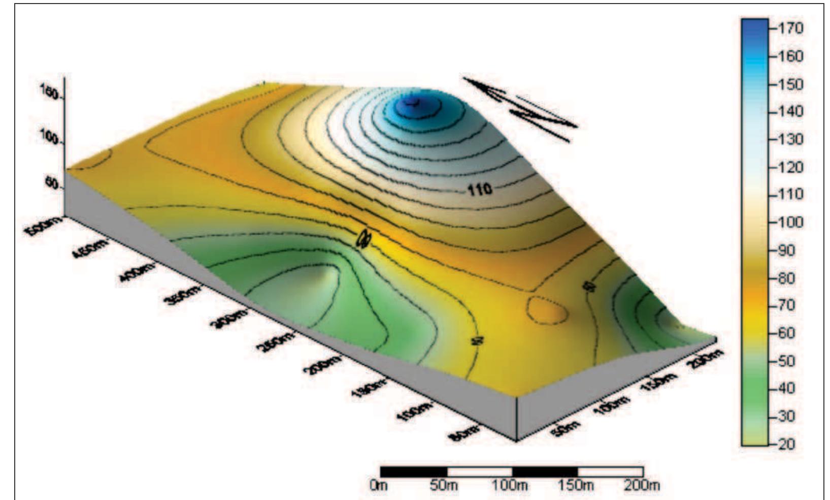 Weathered layer transverse resistance map.
