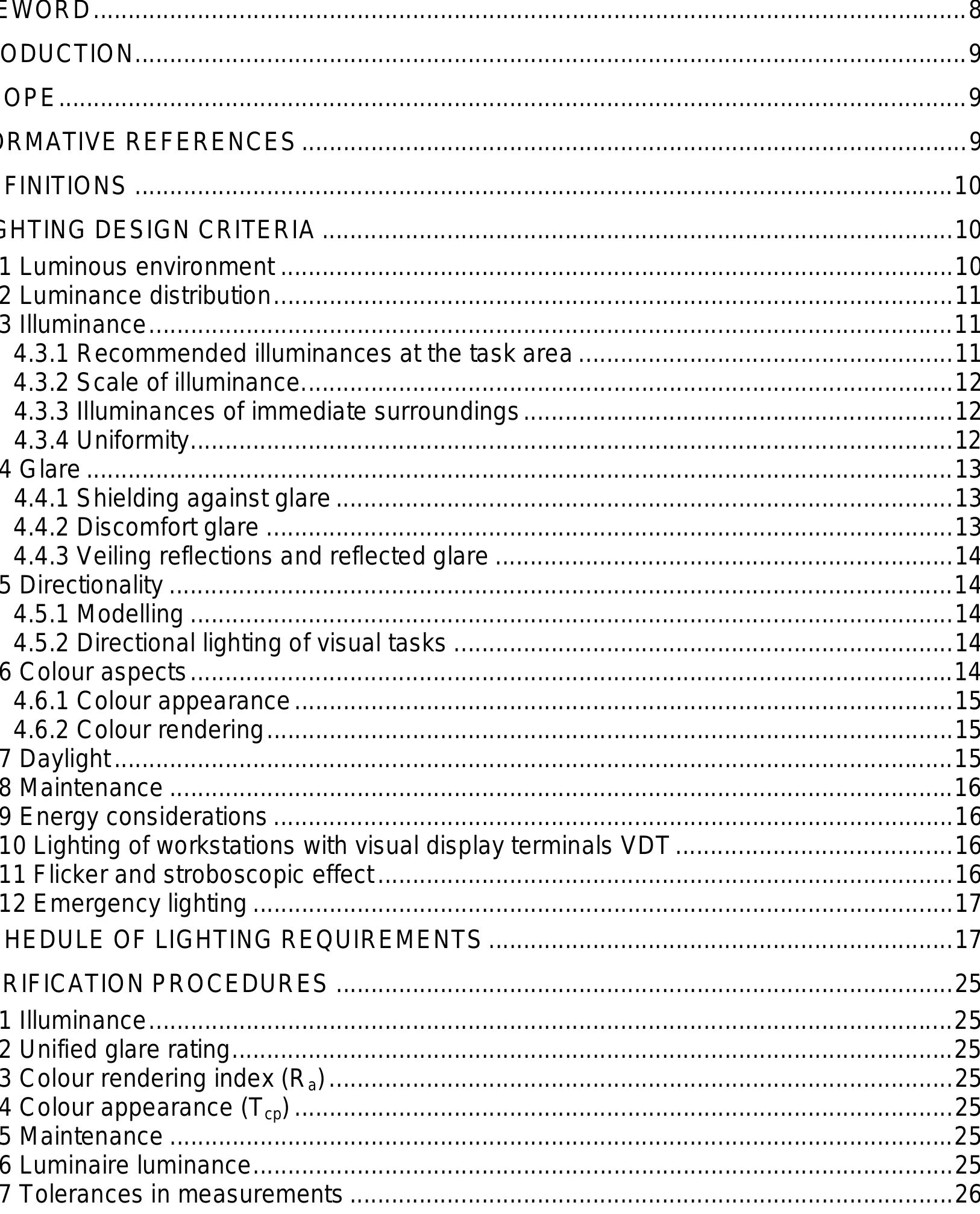 (PDF) CODE OF PRACTICE FOR Lighting of work places