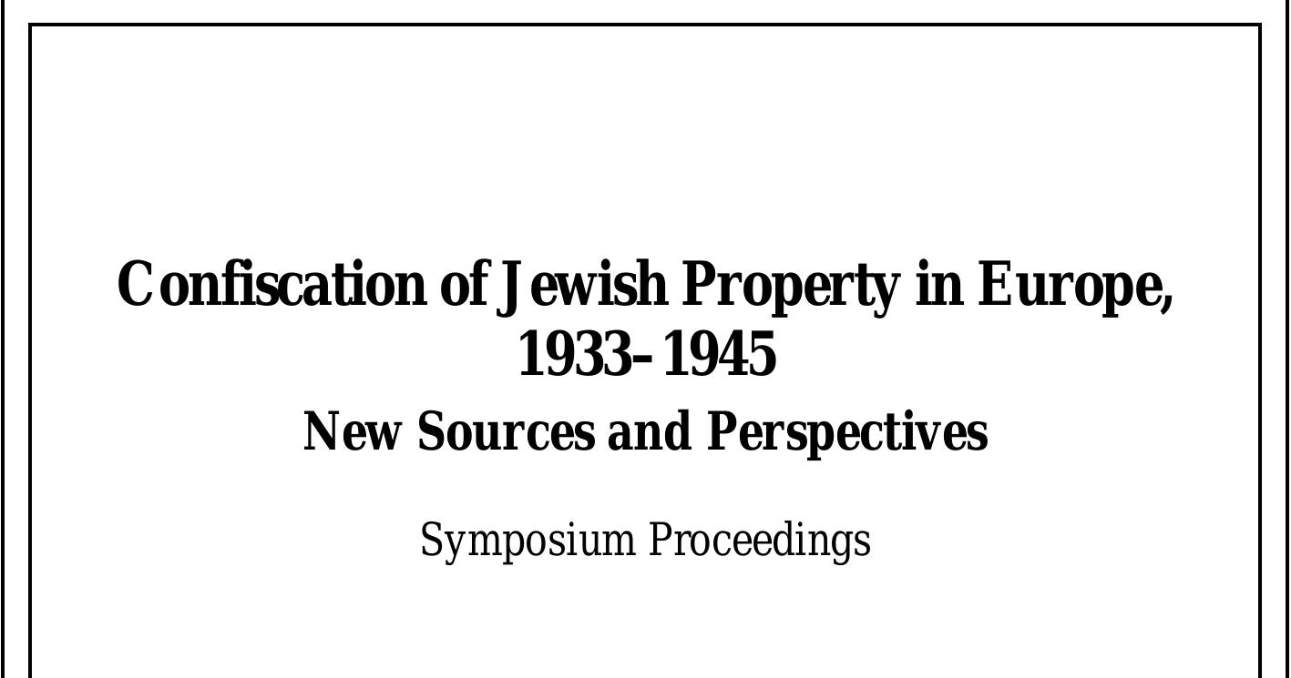 Figure 1 - The Plundering of Antwerp’s Jewish Diamond