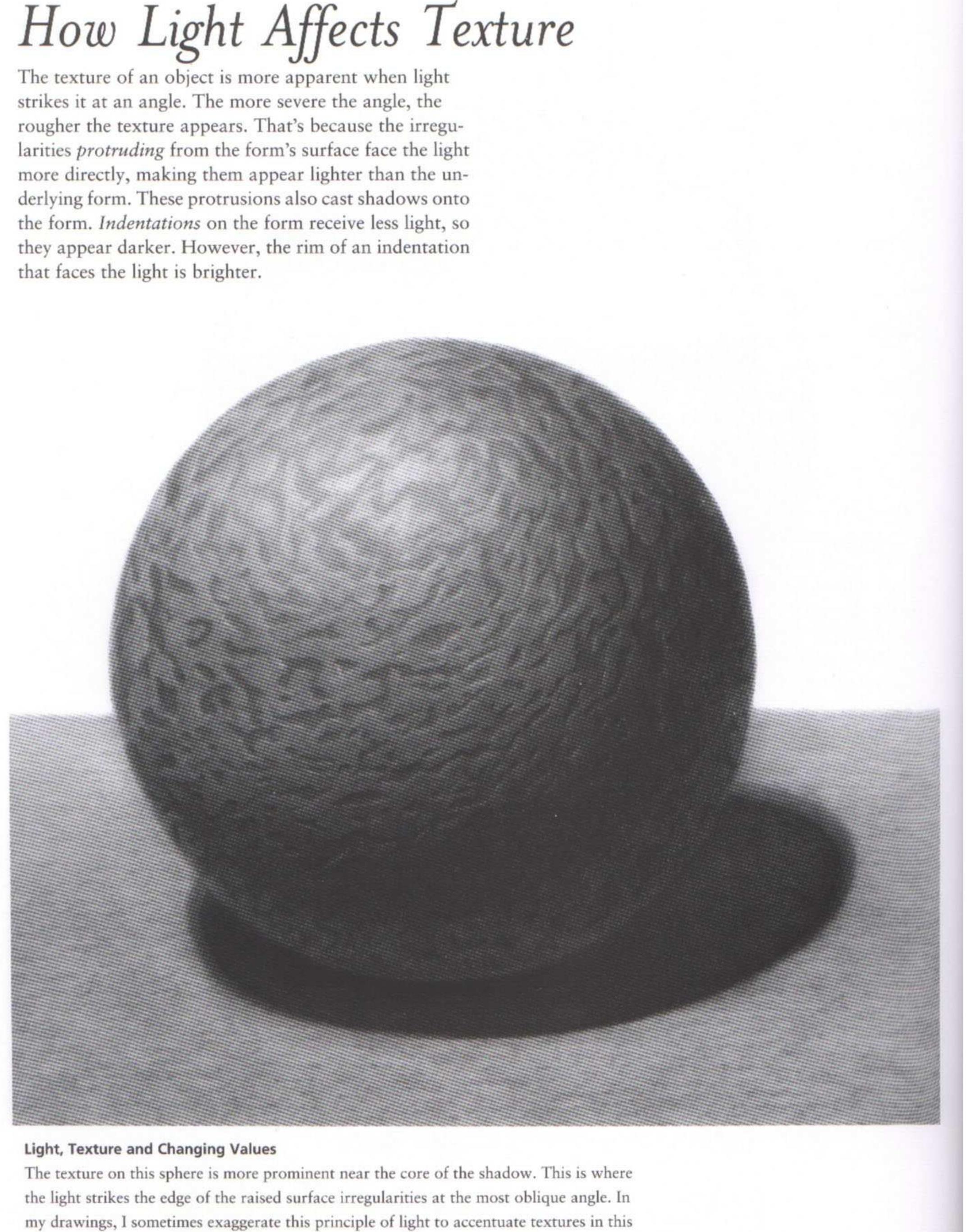 Figure 18 - Drawing Realistic Textures In Pencil