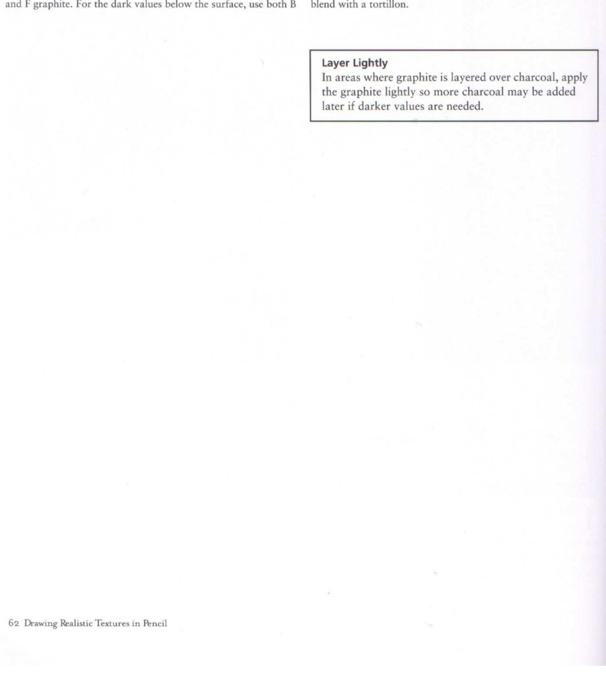 Figure 59 - Drawing Realistic Textures In Pencil