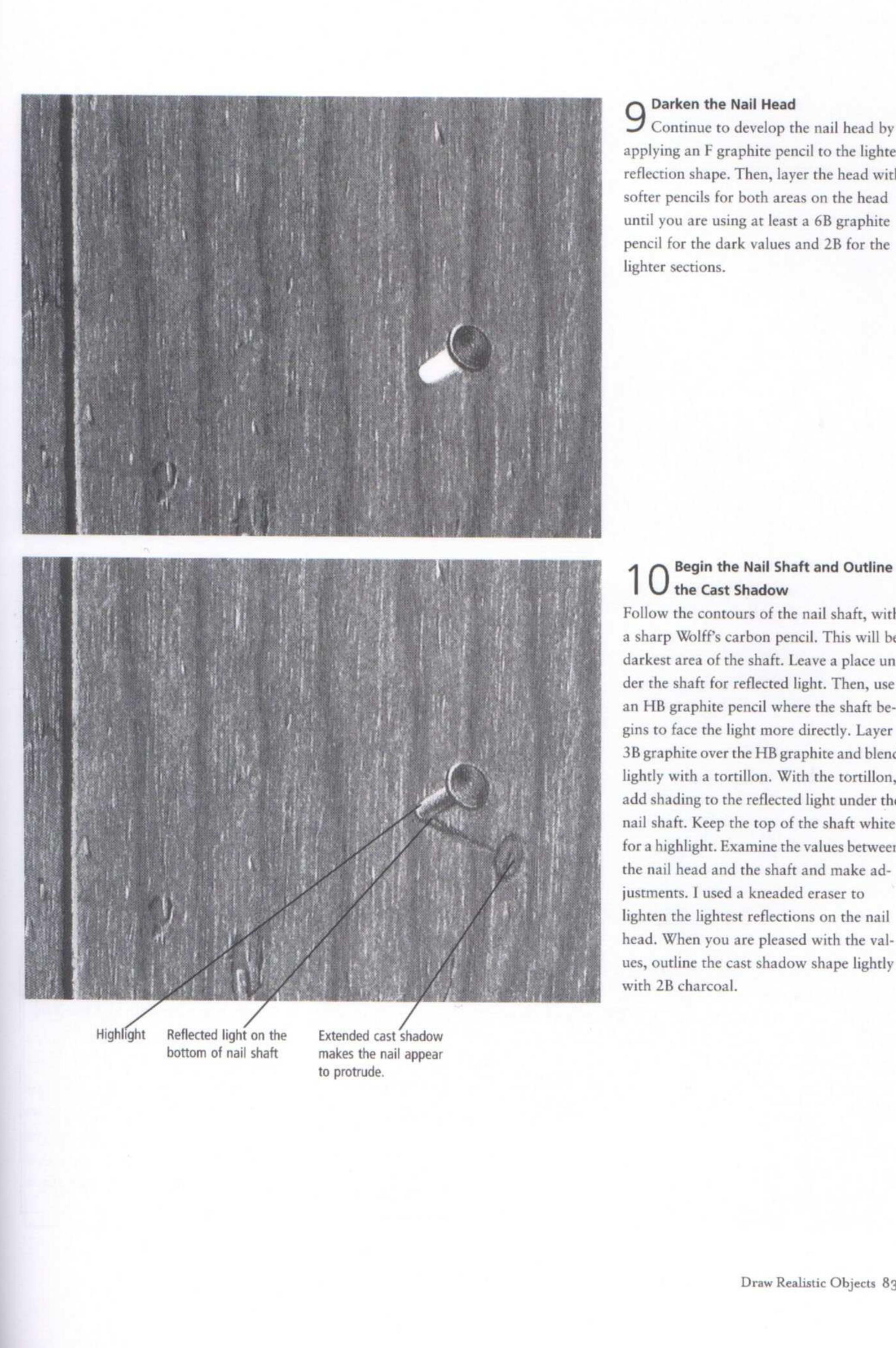 Figure 80 - Drawing Realistic Textures In Pencil