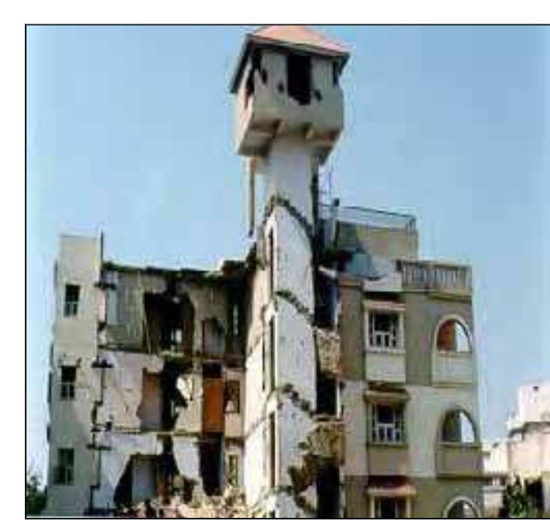 The behavior of a building during an earthquake depends on