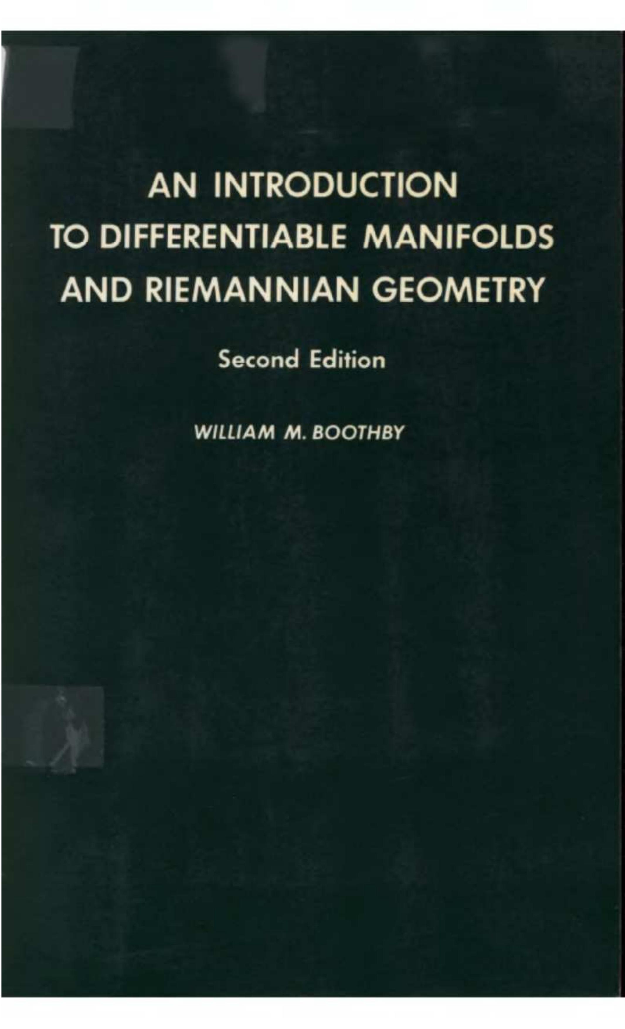 Figure 1 - An introduction to differentiable manifolds and