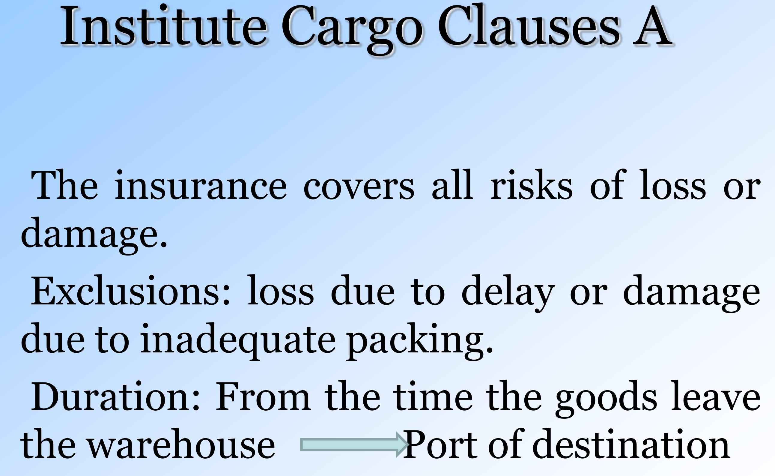 (PDF) INSTITUTE CARGO CLAUSES
