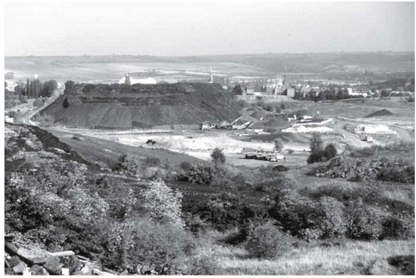 8. abandoned slag and waste heaps of copper ores, eisleben,