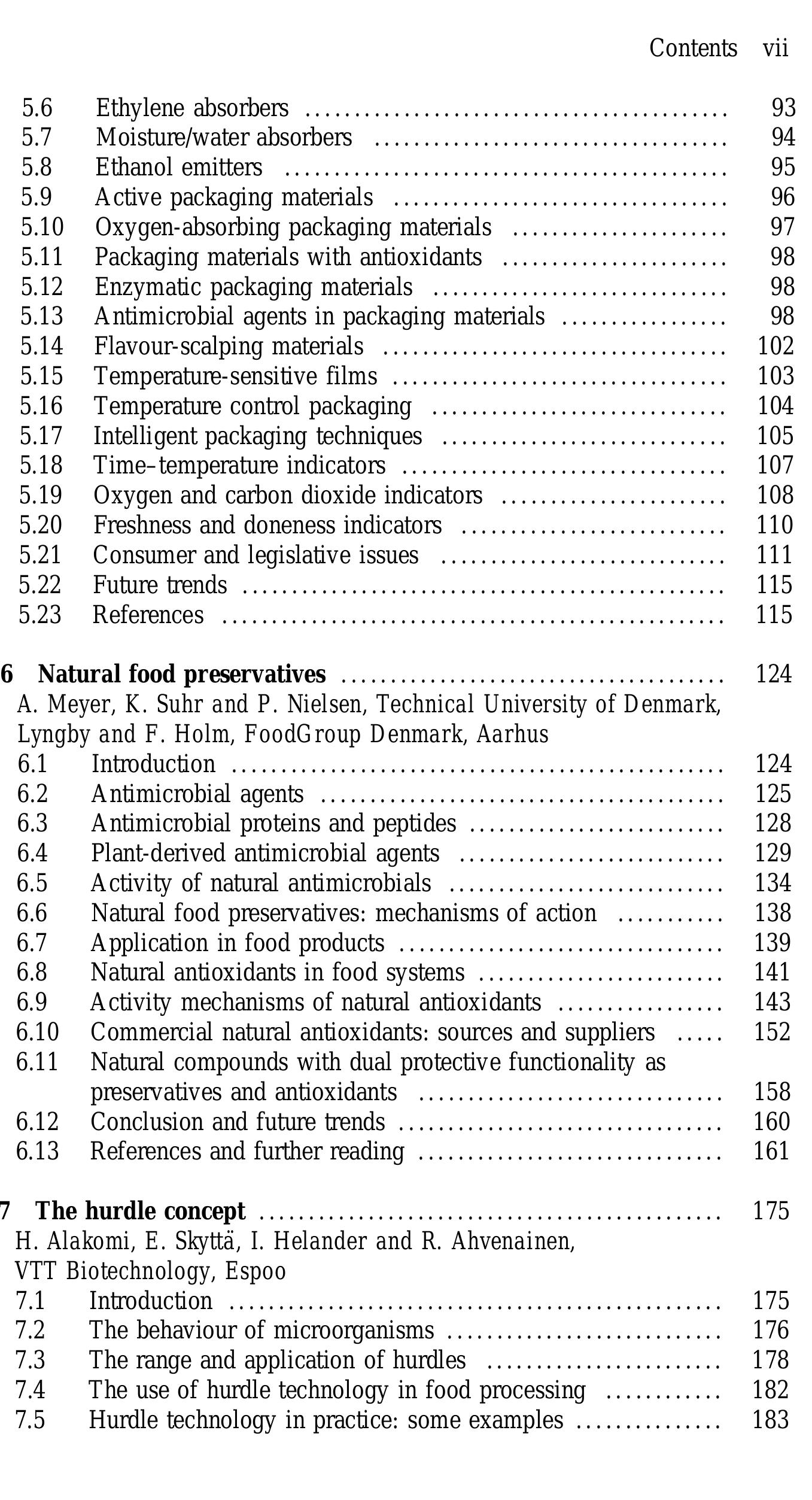 Figure 2 - Minimal Processing Technologies in the Food