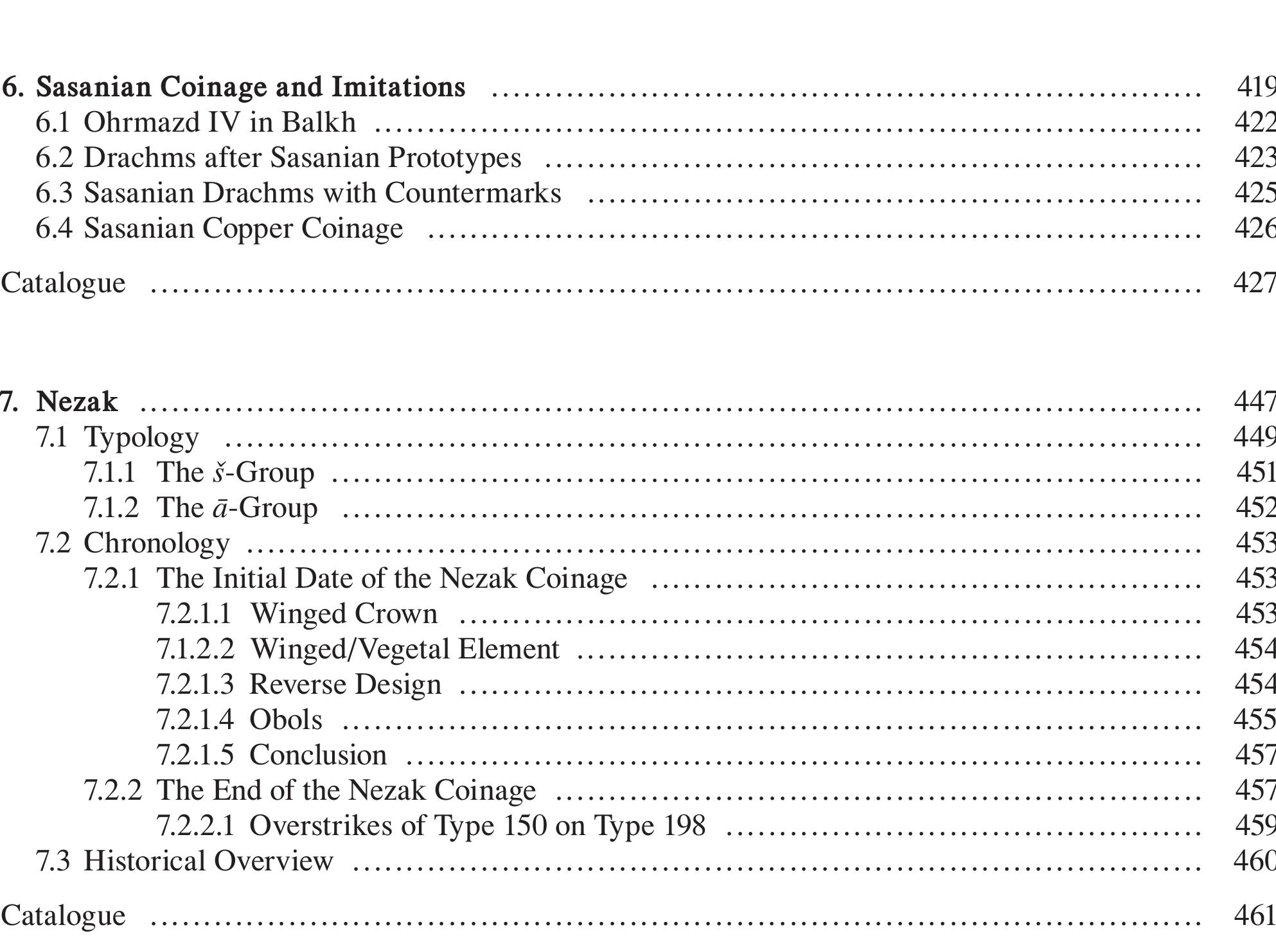 Table 3 - Coinage of the Iranian Huns and their Successors