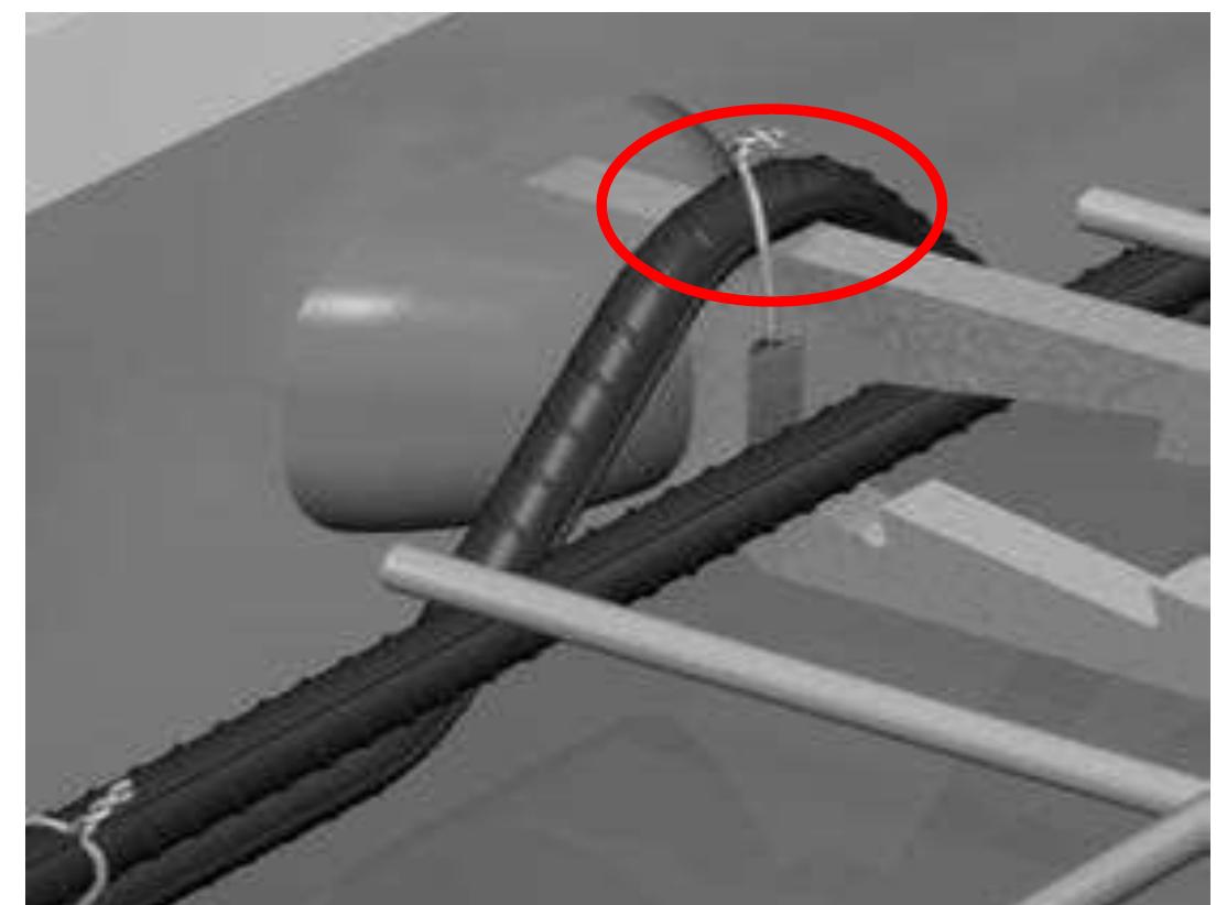 The shear bar bridge is subjected to bending when a shear