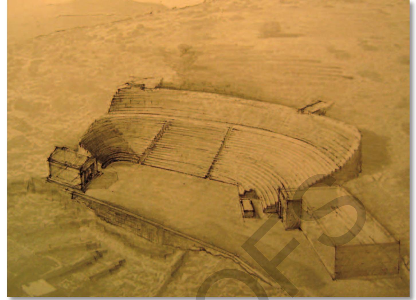 Many towns in the ancient world had their own theatre, and