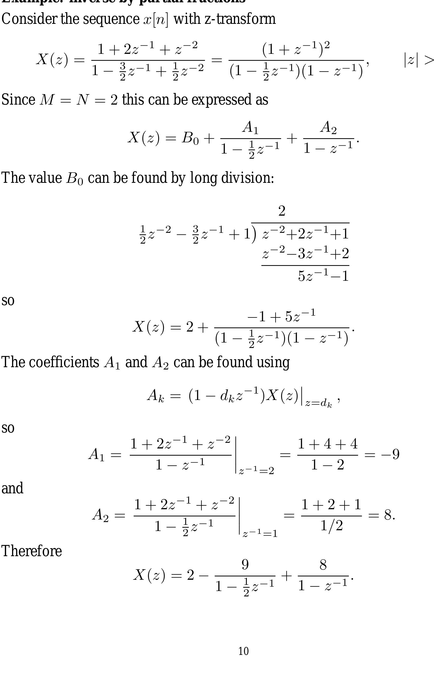 (PDF) Z-Transform Problems & Solutions