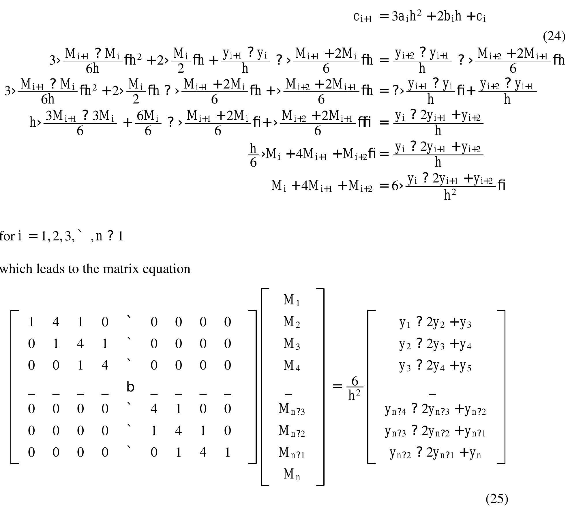 Three types of splines this first spline type includes the