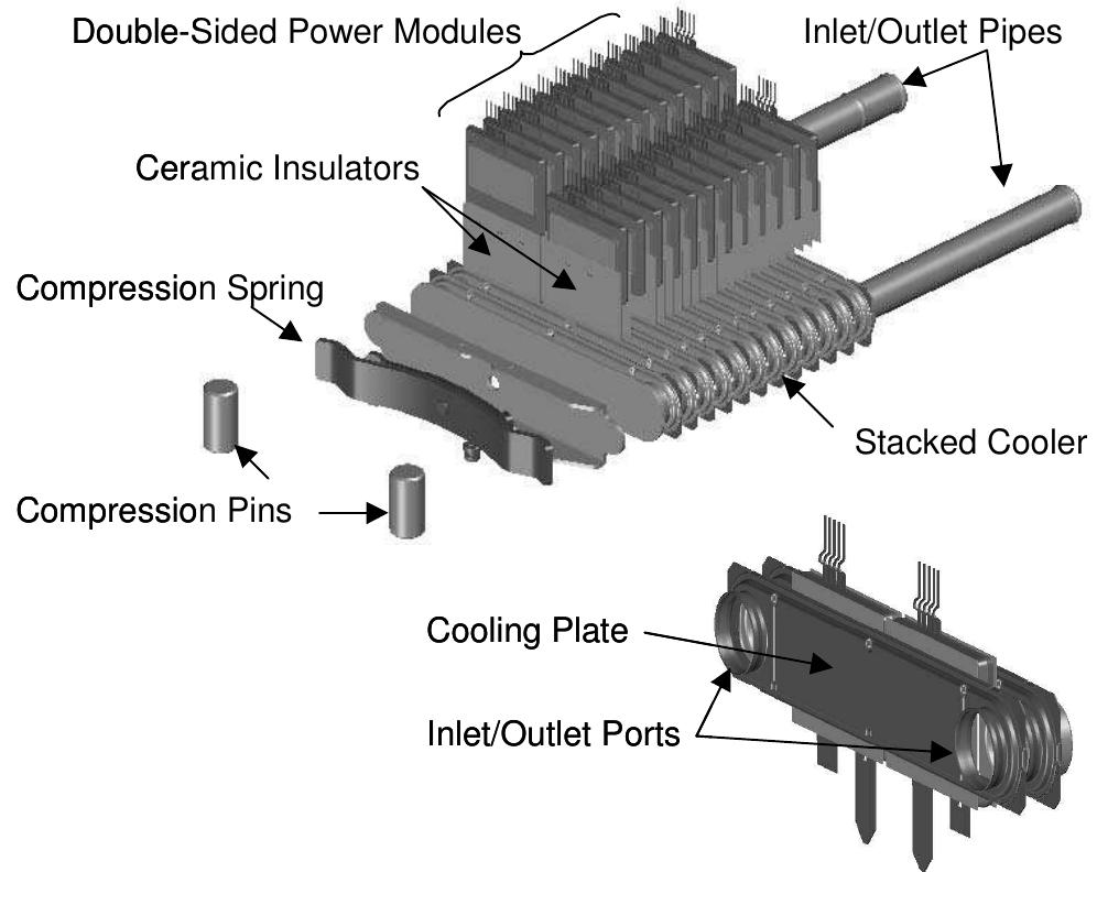 Exploded view of power stack figure 9 shows an exploded view