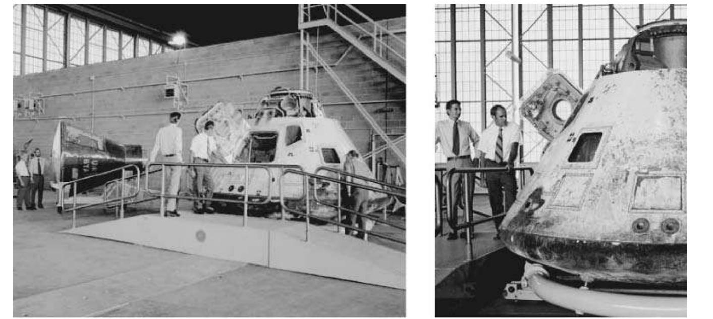 34 mercury and apollo capsules (pictures from nasa)