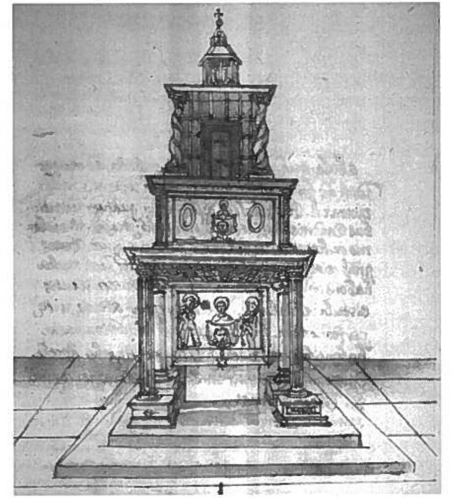 148. tabernacle reliquary of the volto santo, old st.