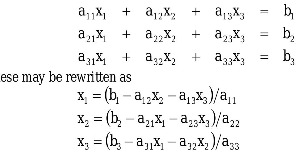 (PDF) 6 Iteration Solution of Linear Equations