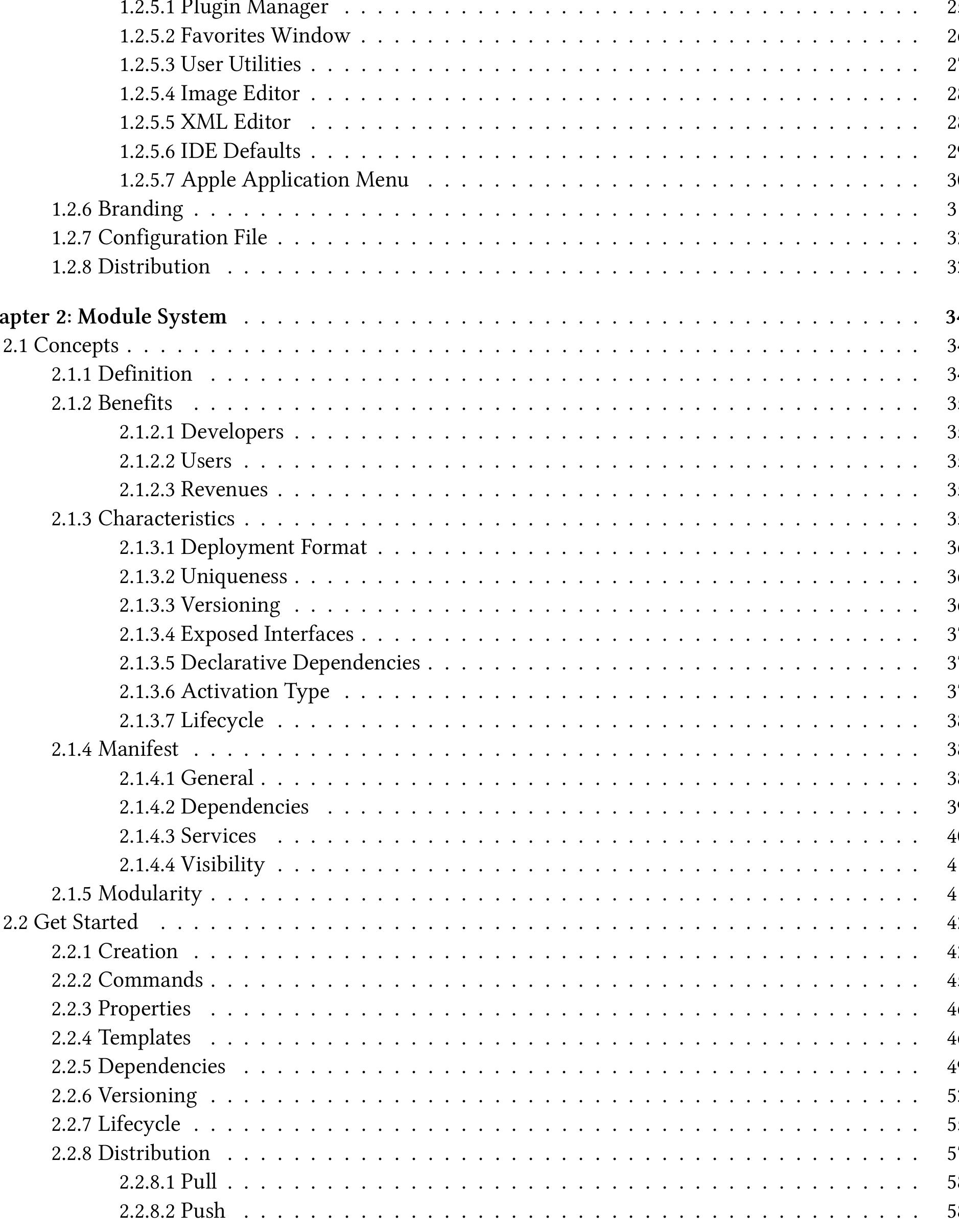 Table 2 - NetBeans Platform for Beginners