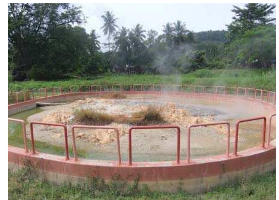 Field photo of ulu slim hot spring fig. 4: geologic map of