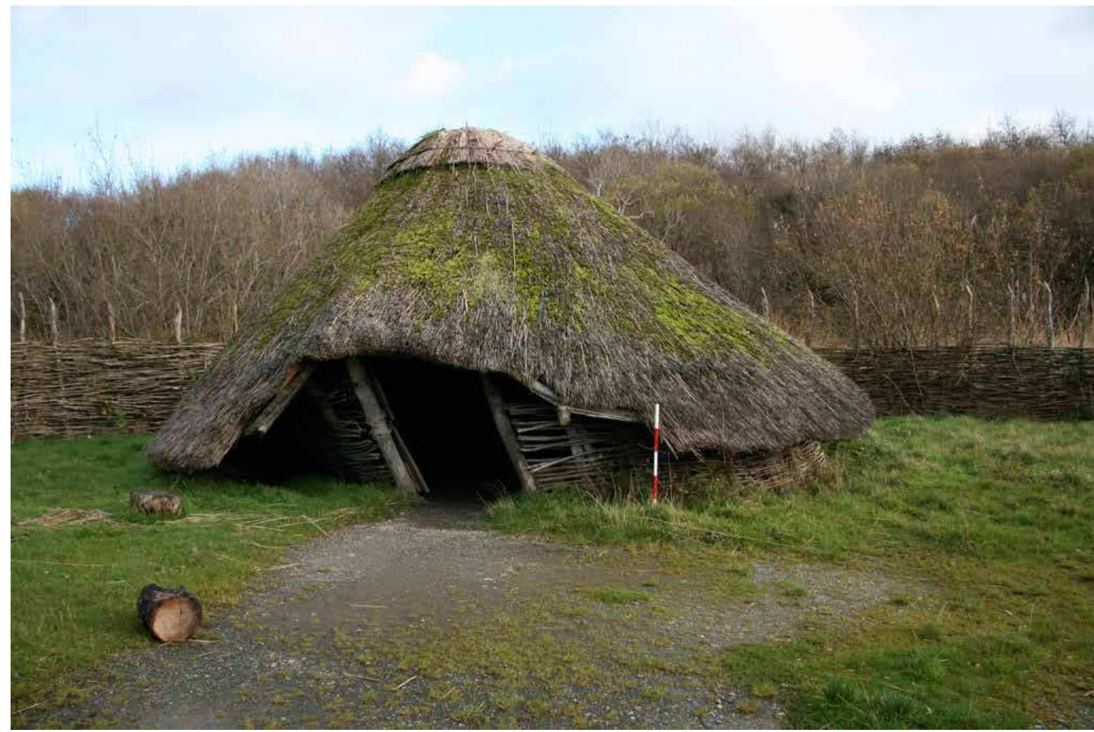 The forge at the irish national heritage park, after its