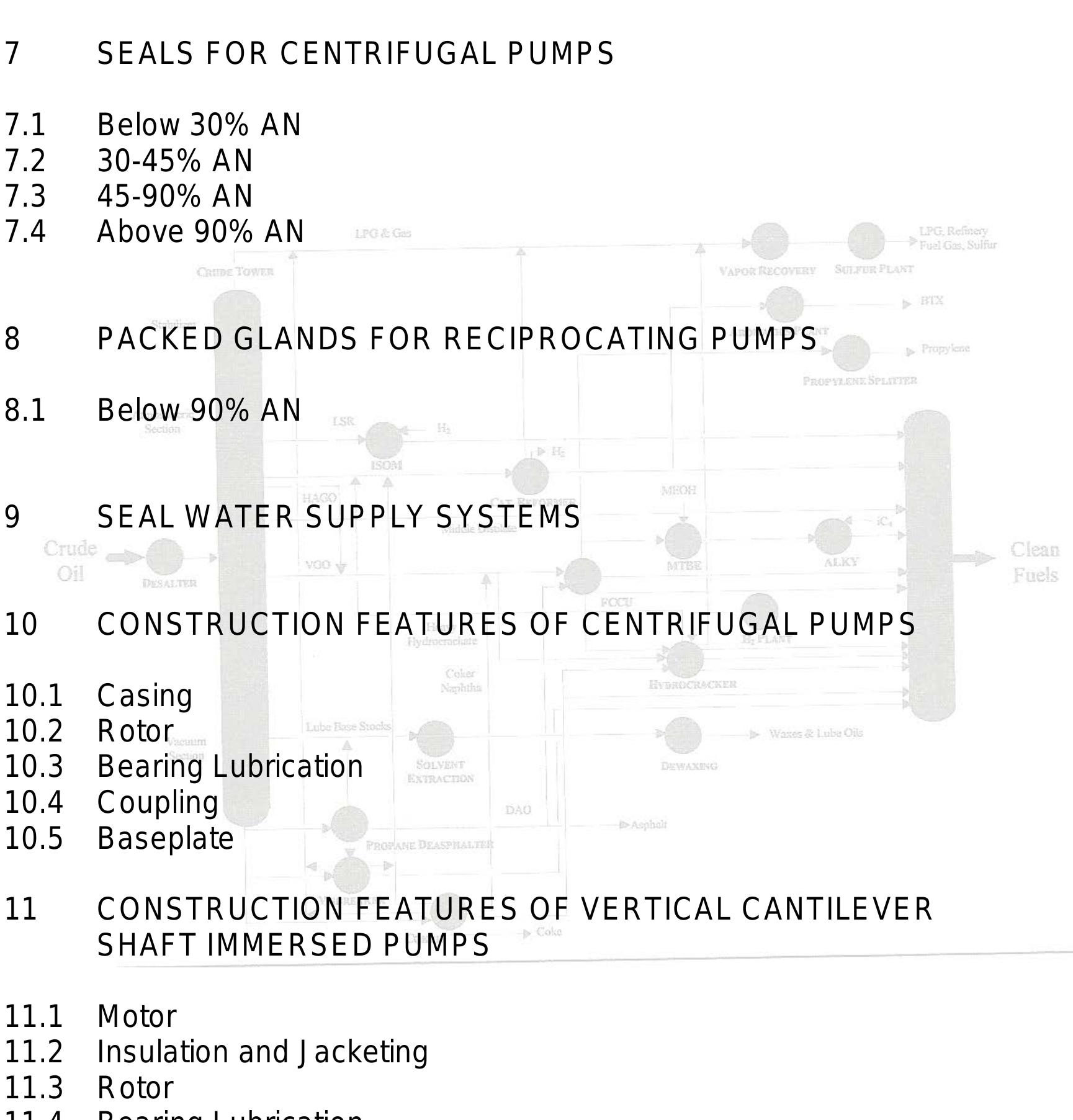 Section two: construction features of pumps