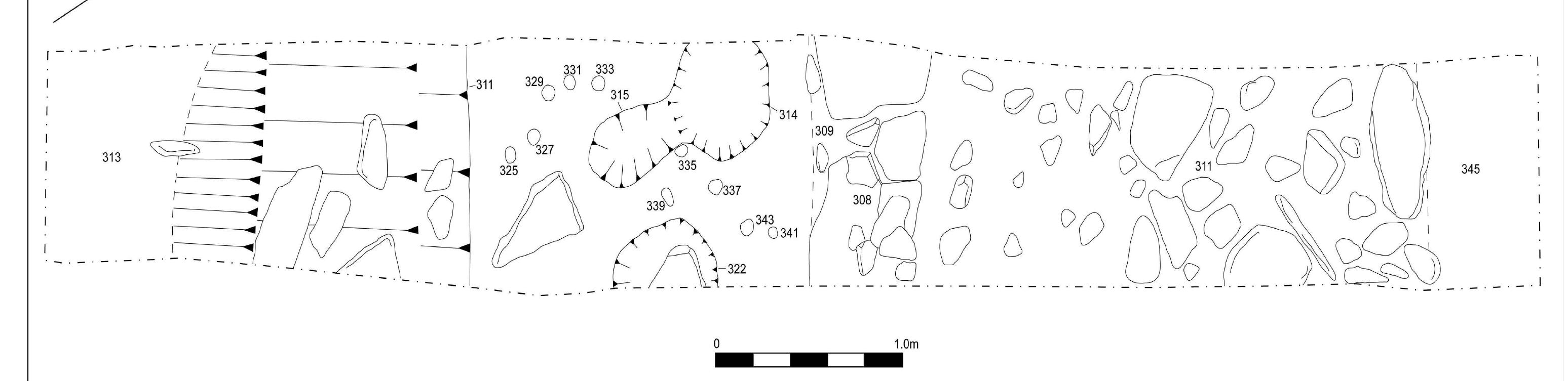 Plan of trench 3