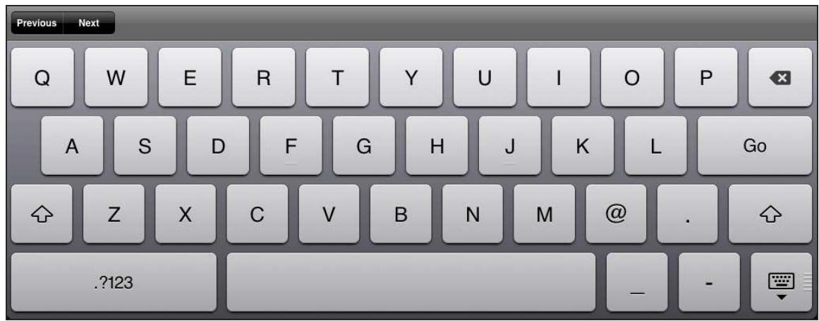 -3 the ios keyboard displayed for input elements with type