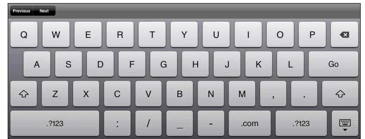 -5 the ios keyboard displayed for input elements with the