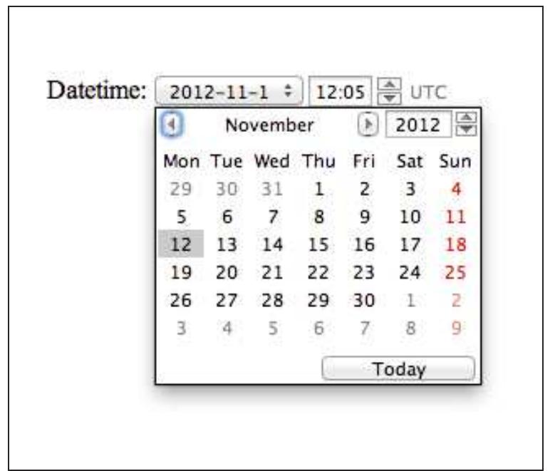 -9 an input element with the type datetime, as displayed in