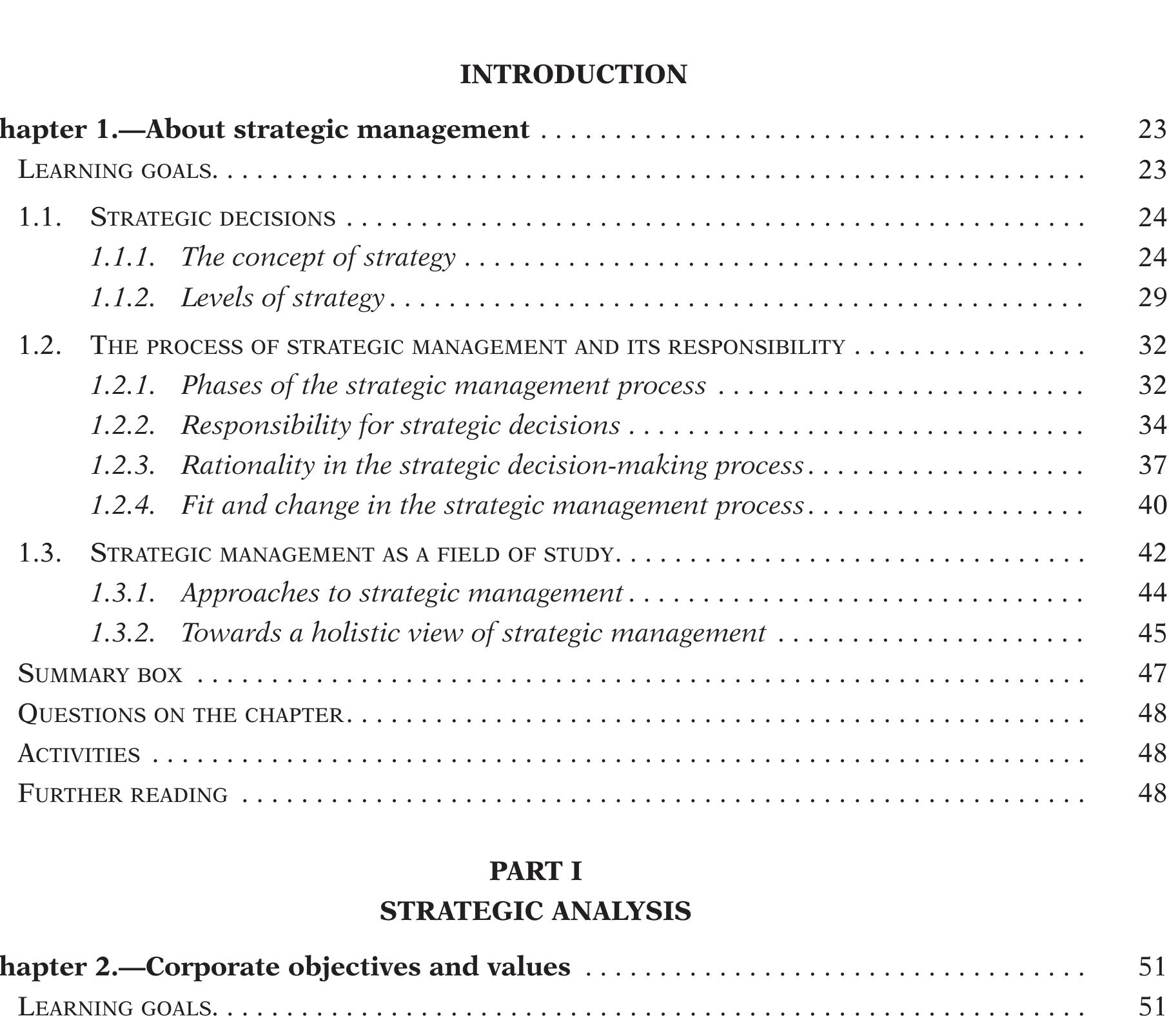 (PDF) Fundamentals of Strategic Management