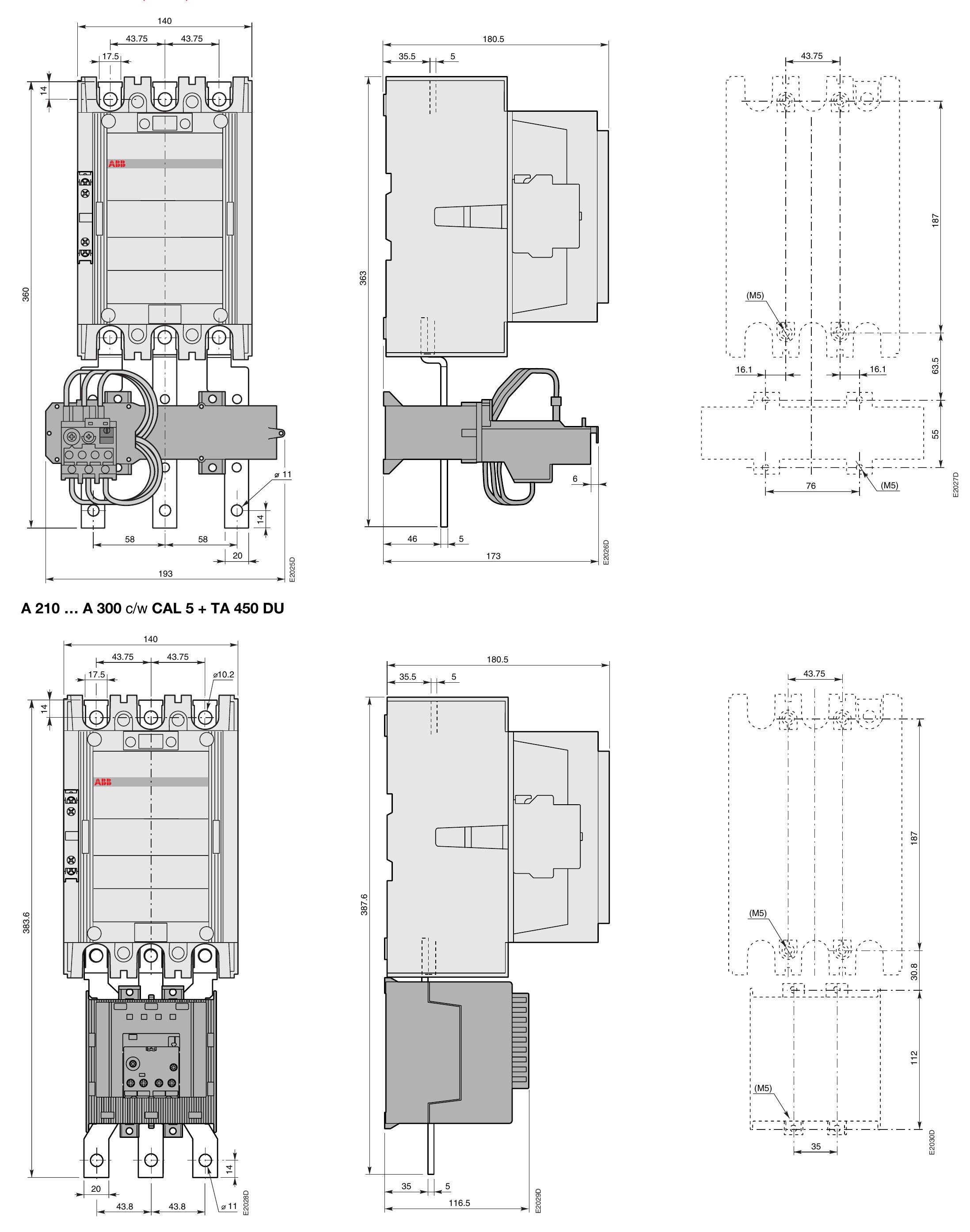 Detailed dimension drawings available in dxf and pdf