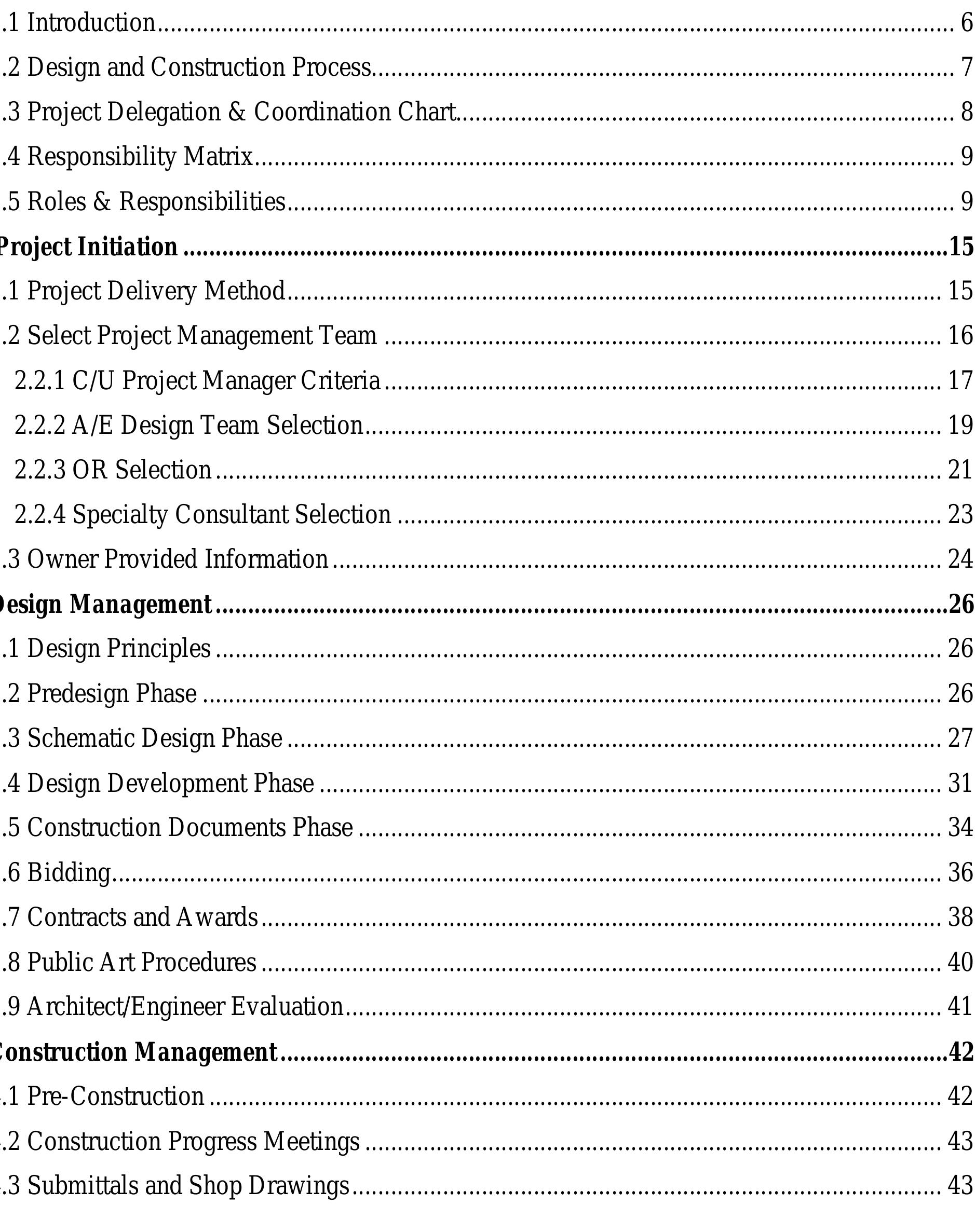 (PDF) Project Management Manual for Design and Construction Projects ...