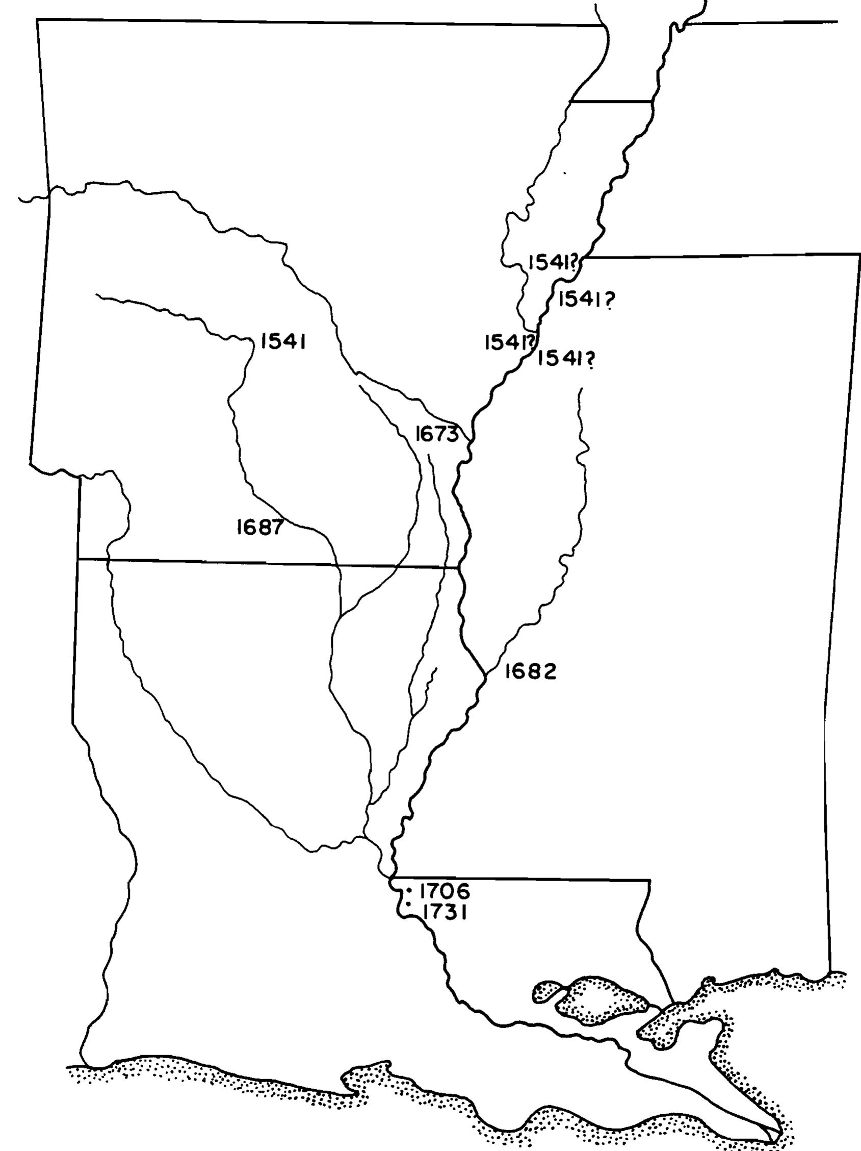 Figure 13 - The Protohistoric Period in the Mid-South: