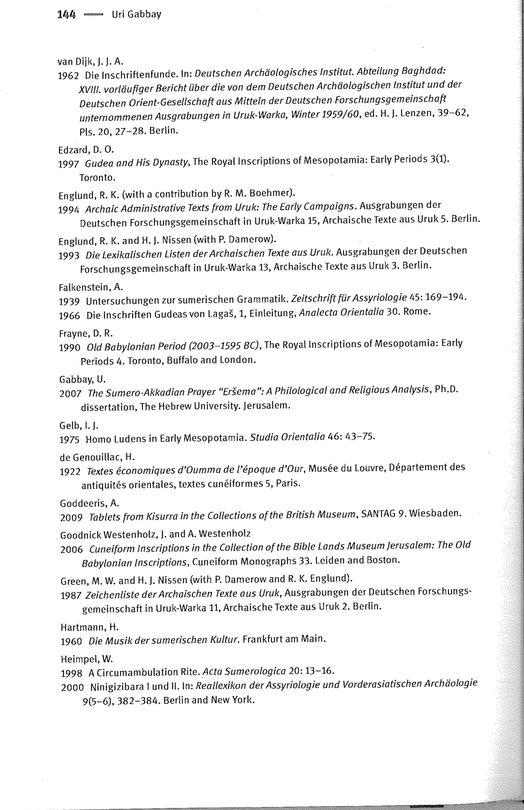 Table 3 - The Balag Instrument and Its Role in the Cult of