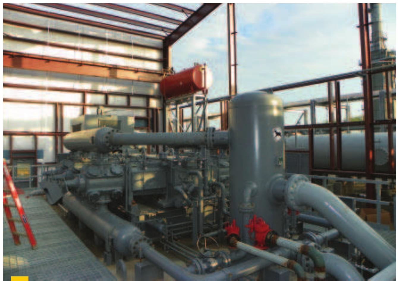 || this ariel kbz/6 reciprocating compressor package was